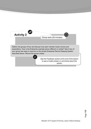 Farmer's Agribusiness Training Course: Module 4 - ICT in Support of ...