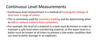 LEVEL Measurement | PDF