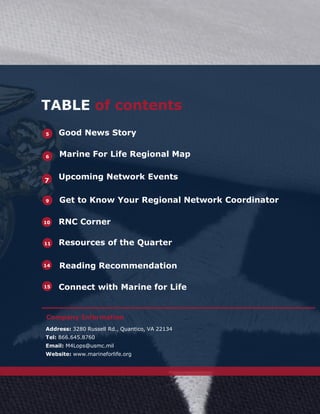 Marine For Life Newsletter | PDF