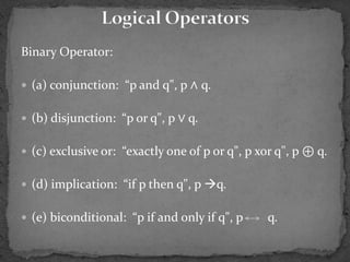 Propositions | PPTX | Programming Languages | Computing