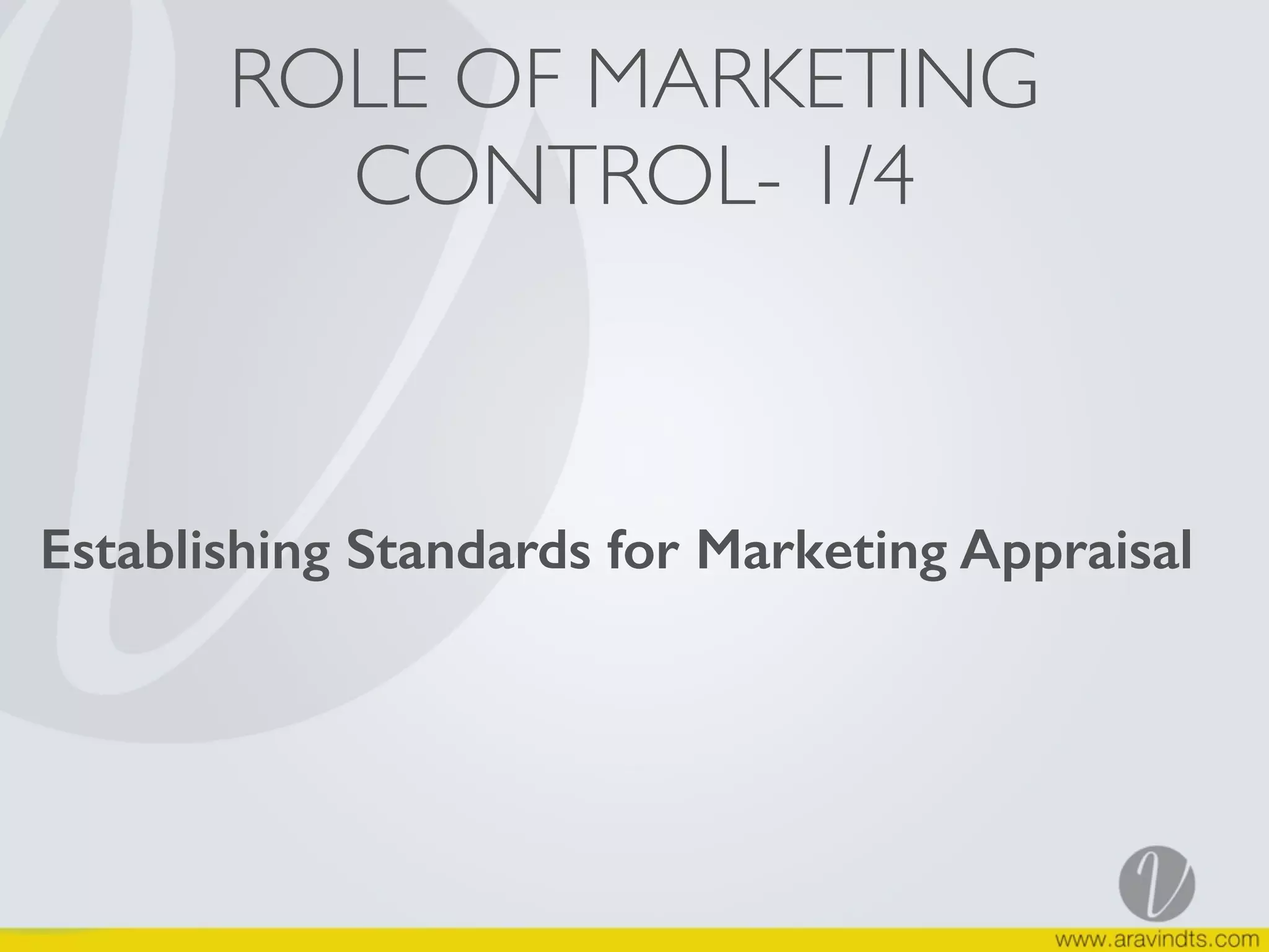 MARKETING CONTROL SYSTEMS | PDF