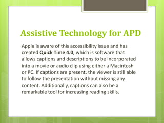 assistive technology | PPT