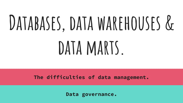 THE DIFFICULTIES OF DATA MANAGEMENT - DATA GOVERNANCE. | PPT