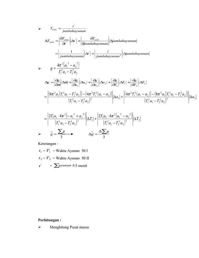 Bandul Fisis (M5) | DOC