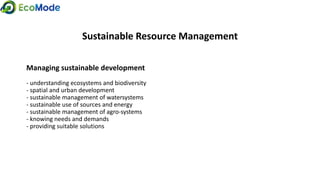 M 5.1.3 sustainable resource management | PPTX