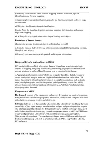 geology full notes for engineering with sol | PDF
