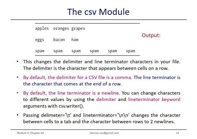 Python Programming Adp Vtu Cse 18cs55 Module 5 Chapter 4