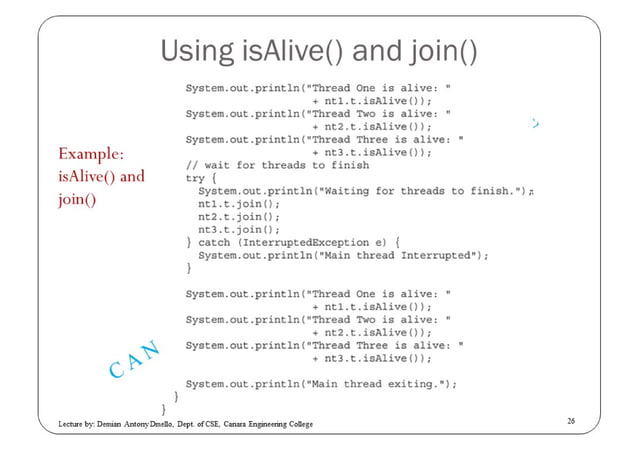 Multithreaded Programming in JAVA | PDF | Programming Languages | Computing