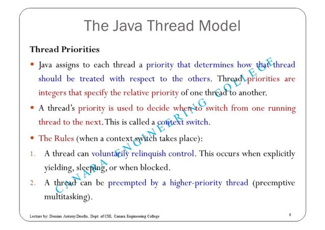 Multithreaded Programming In Java Ppt
