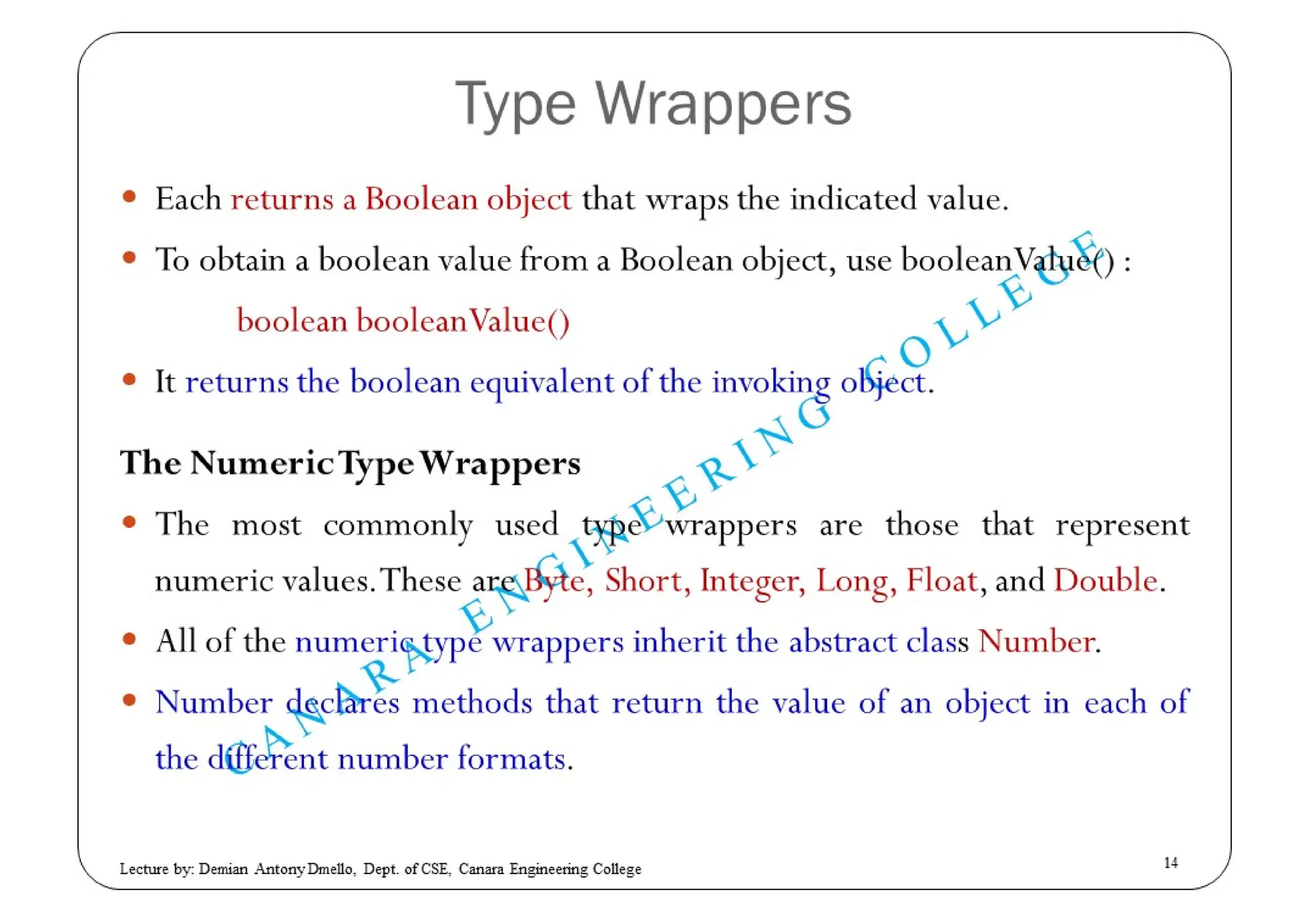 Enumerations, Type Wrappers and Autoboxing | PDF
