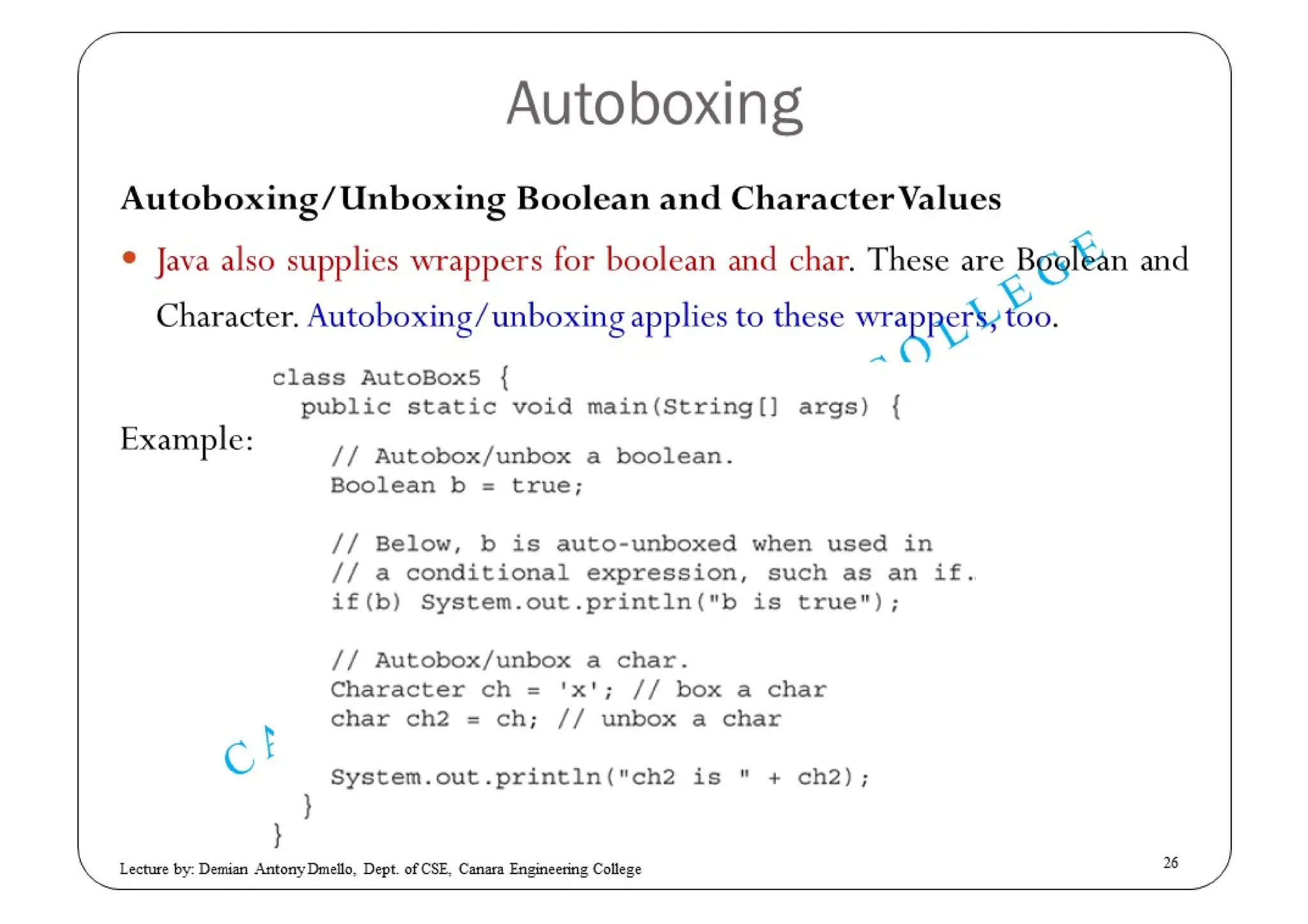 Enumerations Type Wrappers And Autoboxing Ppt