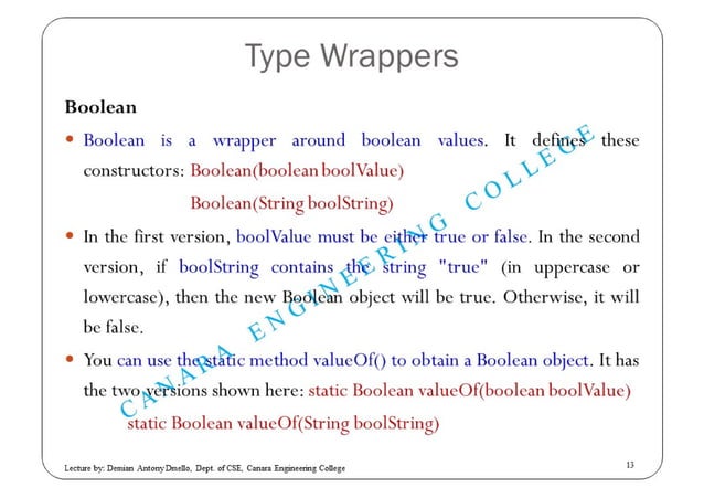Enumerations Type Wrappers And Autoboxing Ppt