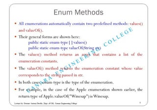 Enumerations, Type Wrappers and Autoboxing | PDF