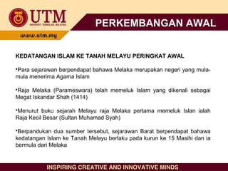 Dinamika Malaysia - Islam di malaysia [hamidah[k] 2011 | PPT
