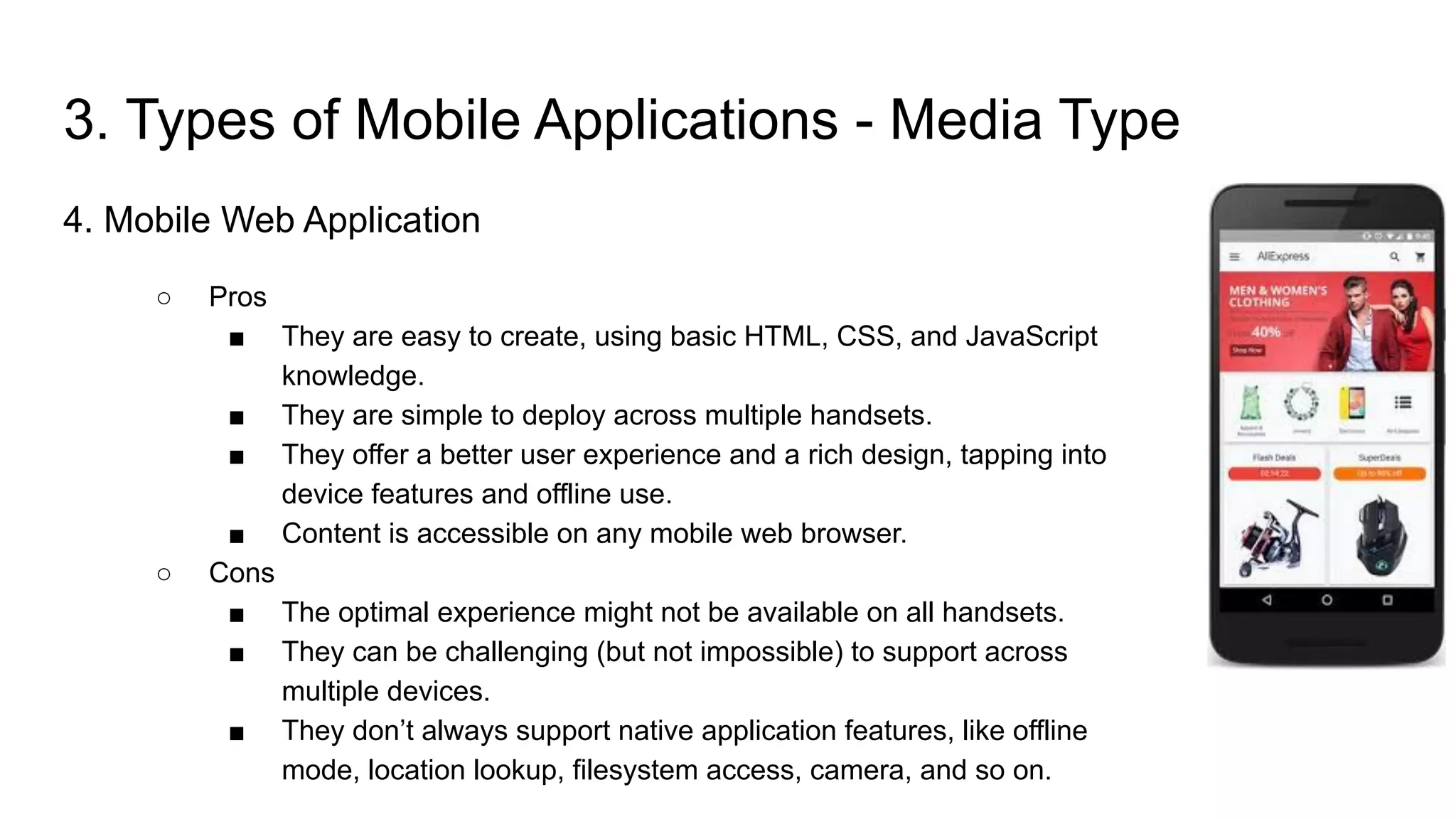 Types of Mobile Applications | PDF