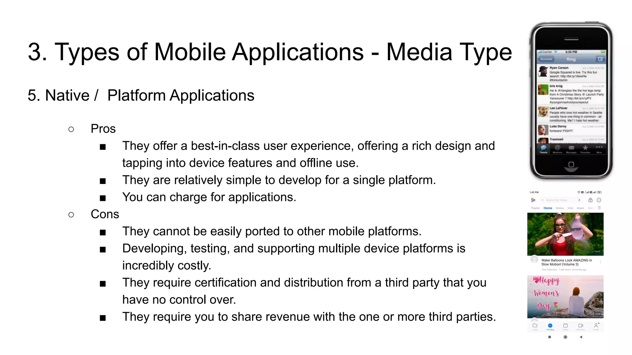 Types of Mobile Applications | PDF