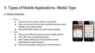 Types of Mobile Applications | PDF