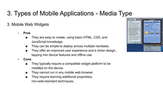 Types of Mobile Applications | PDF