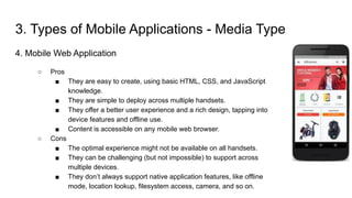 Types of Mobile Applications | PDF