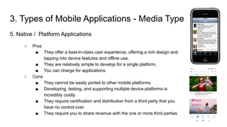Types of Mobile Applications | PDF