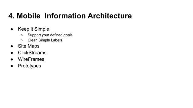 Mobile Information Architecture | PDF