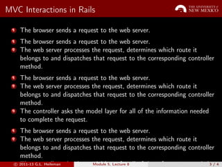 M5 l8-mvc-rails-handout | PPT