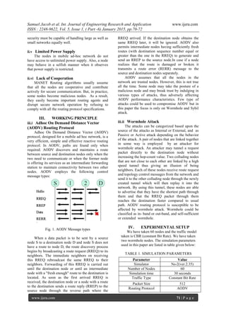 Performance Evaluation of Wormhole Attack In AODV | PDF
