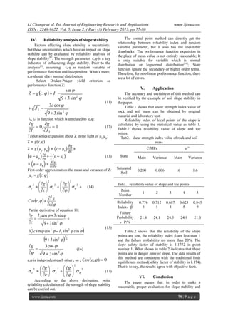 Reliability Analysis of Slope Stability by Central Point Method | PDF | Civil Engineering ...
