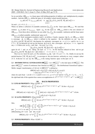 Generalized Laplace - Mellin Integral Transformation | PDF