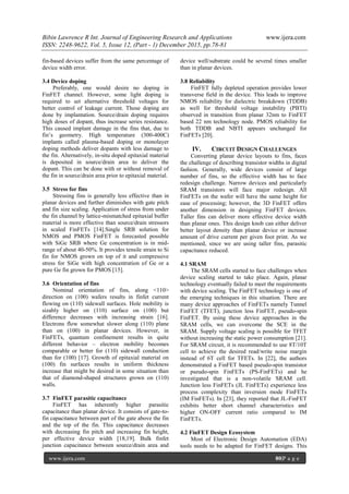 Review of Fin FET Technology and Circuit Design Challenges | PDF | Physics | Science