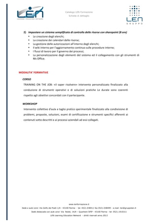 MS sharepoint - la condivisione documentale in azienda [M529] | PDF