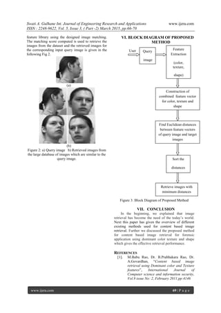Content based Image Retrieval from Forensic Image Databases | PDF