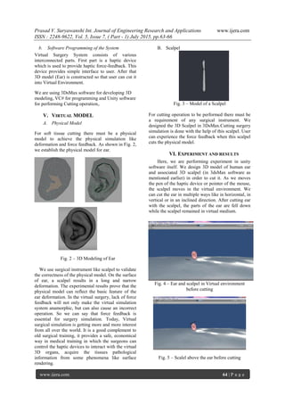 A Simulation Method of Soft Tissue Cutting In Virtual Environment with Haptics | PDF
