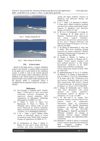 A Simulation Method of Soft Tissue Cutting In Virtual Environment with Haptics | PDF
