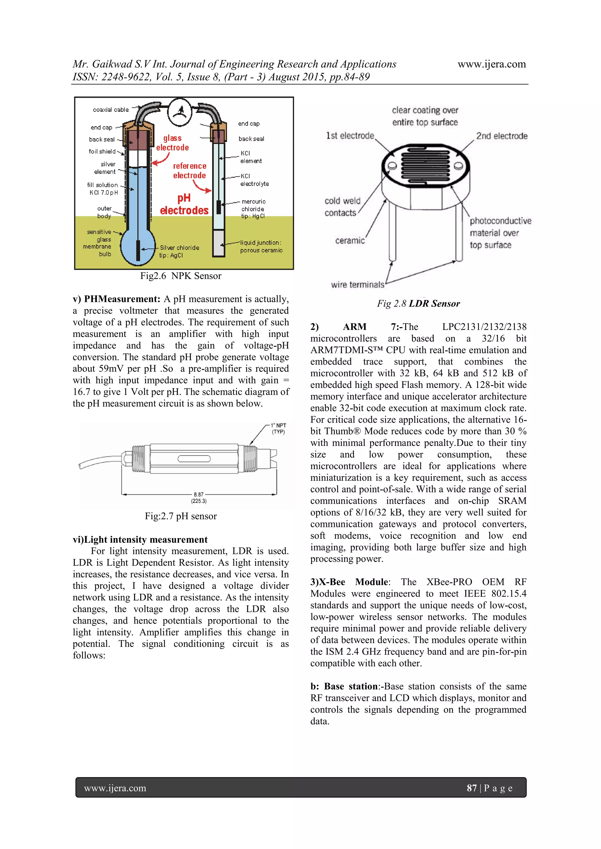 Measurement of NPK, Temperature, Moisture, Humidity using WSN | PDF