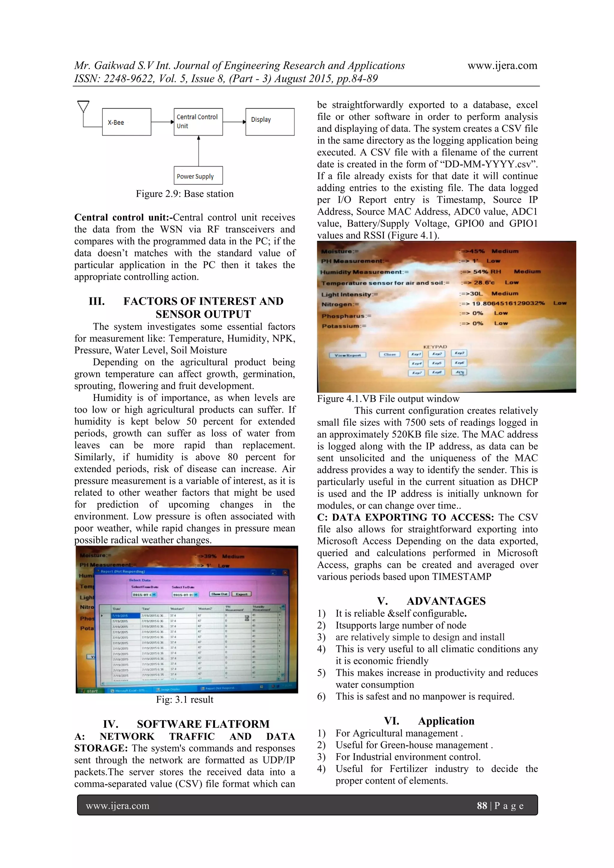 Measurement of NPK, Temperature, Moisture, Humidity using WSN | PDF