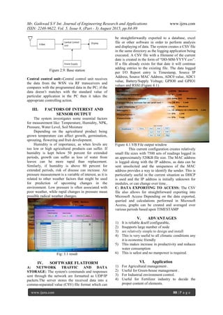 Measurement of NPK, Temperature, Moisture, Humidity using WSN | PDF