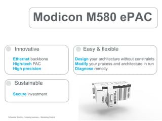 Modicon M580 MUCH MORE then a PLC…the first ePAC! | PDF