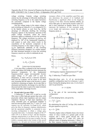 Design and Simulation of Low Pass Filter for Single phase full bridge Inverter employing SPWM ...