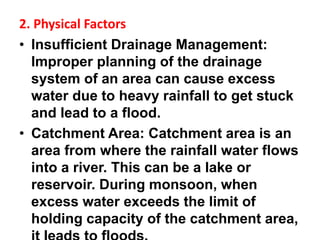 Floods and it's Management, Effects of Floods | PPTX