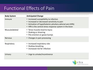 M5_Anatomy-and-Physiology-of-Pain.p for pharmacy students ptx | PPT