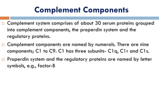 M 5 complement system by Dr vimal prakash | PPT
