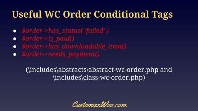 WooCommerce: Conditional Logic | PPT