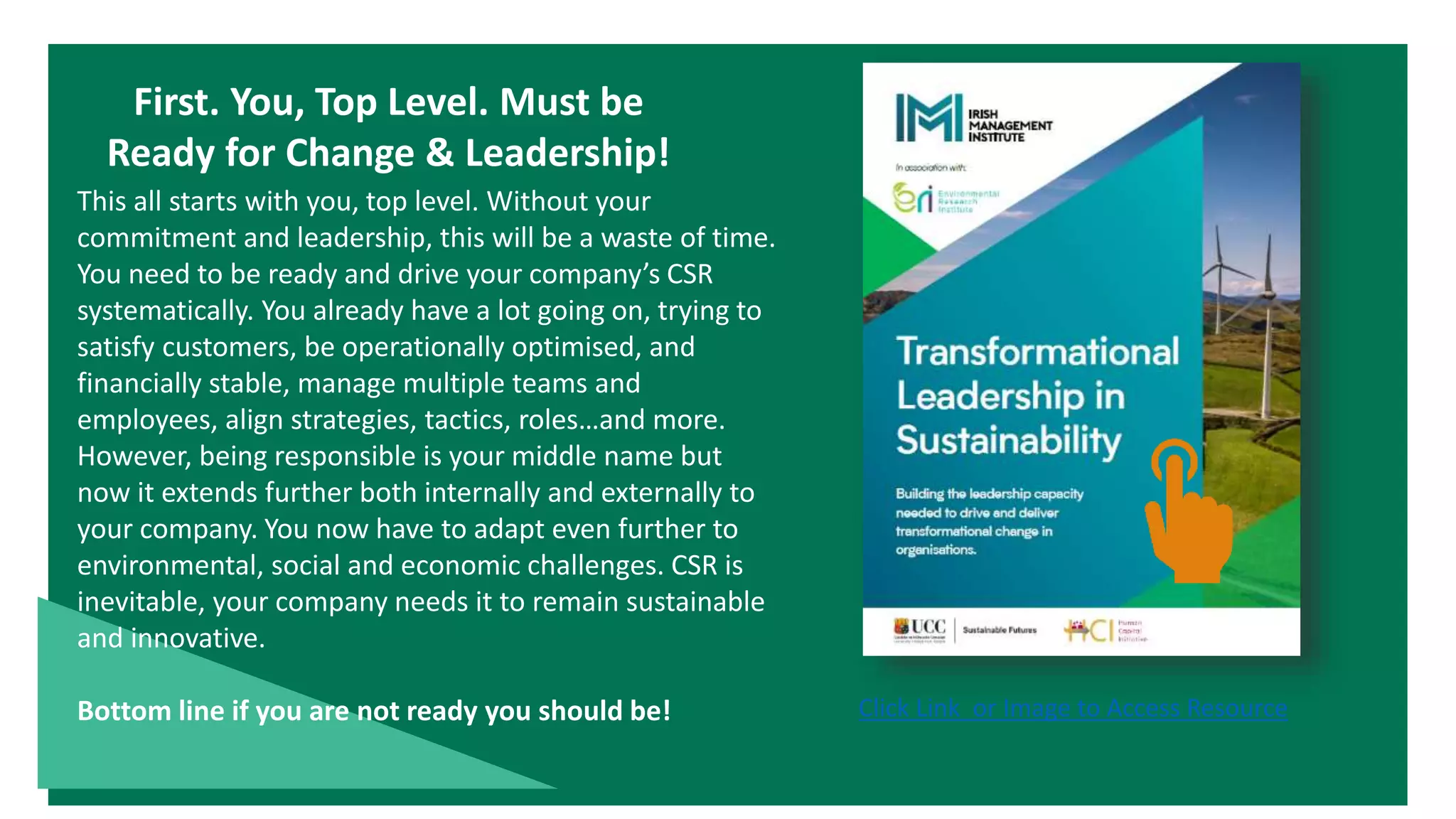 M5 CSR - Embracing CSR and Cultural Change Transformation (Long Term ...