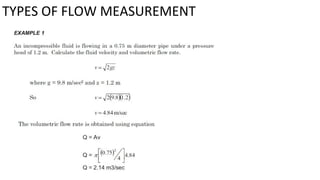 FLOW Measurement | PDF
