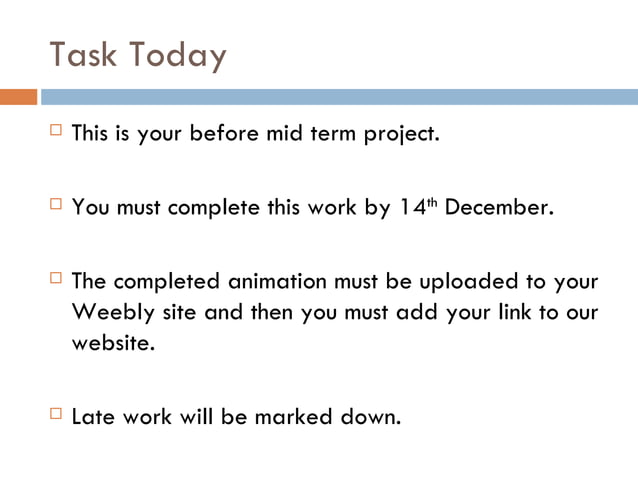 M5 - Graphical Animation - Before Mid Term Task | PPT | Computer Animation | Computer Software ...