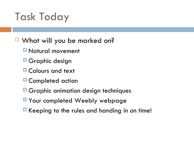 M5 - Graphical Animation - Before Mid Term Task | PPT