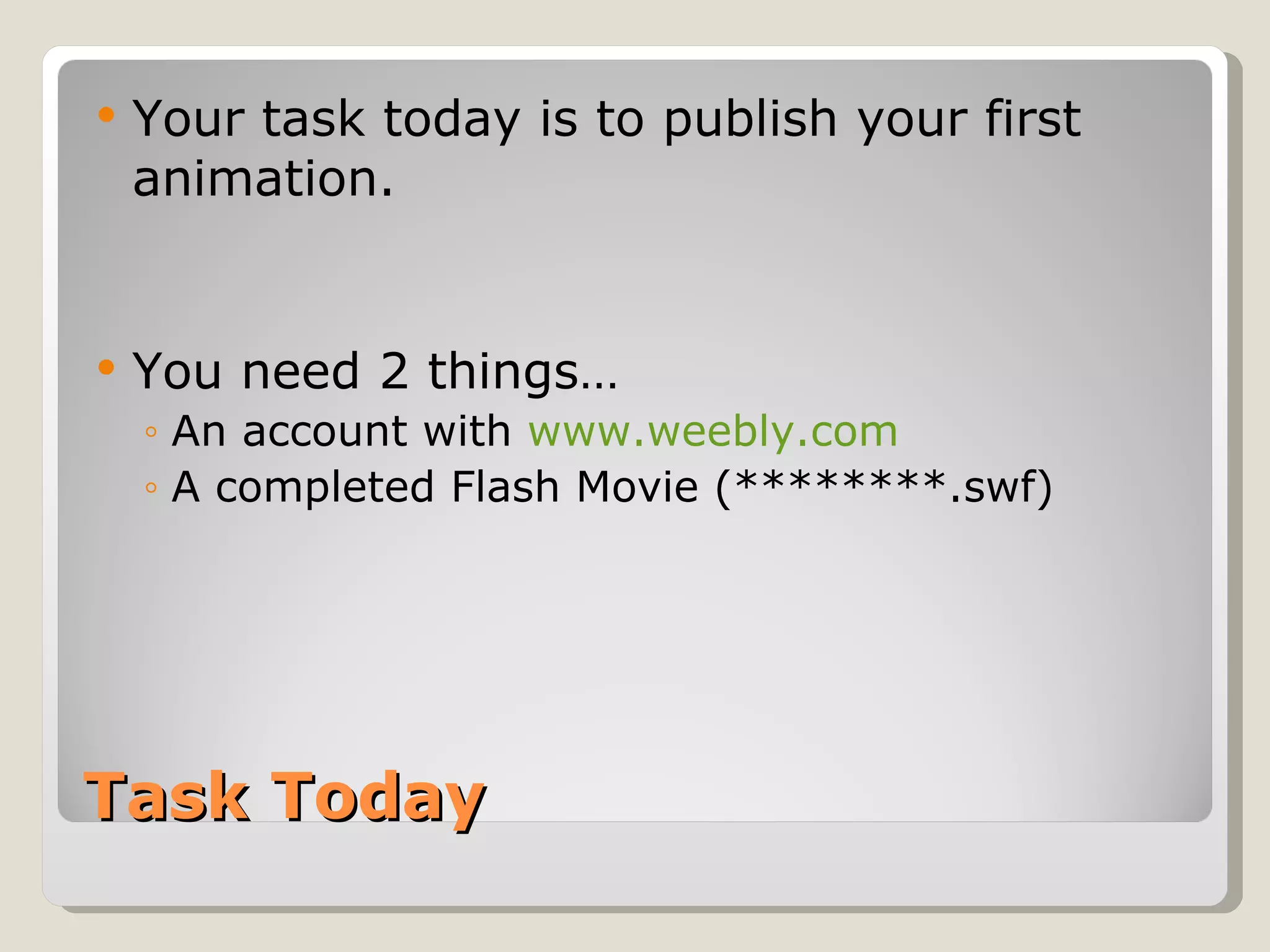 M5 - Graphic Animation - Lesson 3 | PPT | Computer Animation | Computer Software and Applications
