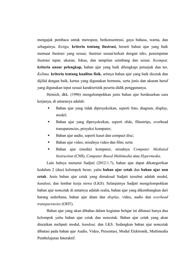 Pengembangan Bahan Ajar | PDF