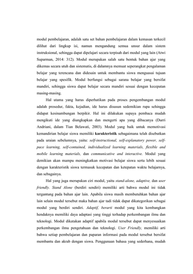 Pengembangan Bahan Ajar | PDF